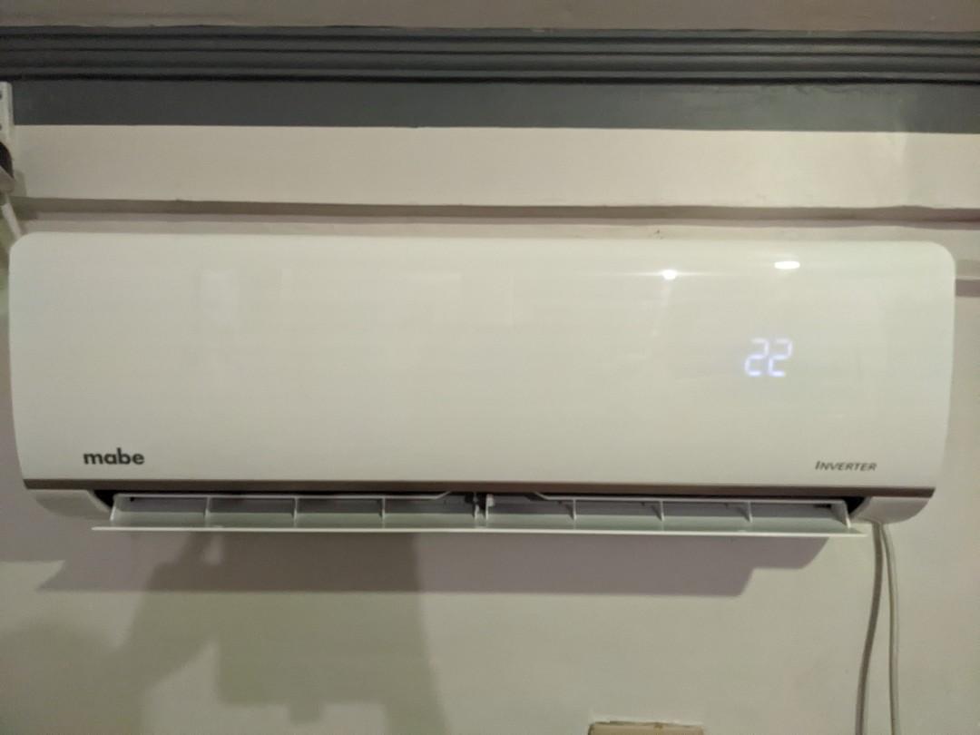 MABE Split type aircon 1HP, TV & Home Appliances, Air Conditioning and ...
