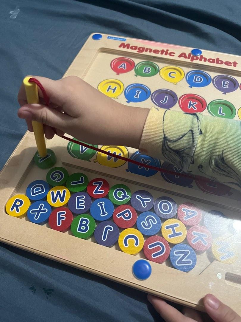 Magnetic Alphabet Maze, Hobbies & Toys, Toys & Games on Carousell