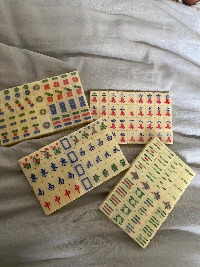 Mahjong tiles mini, Hobbies & Toys, Toys & Games on Carousell