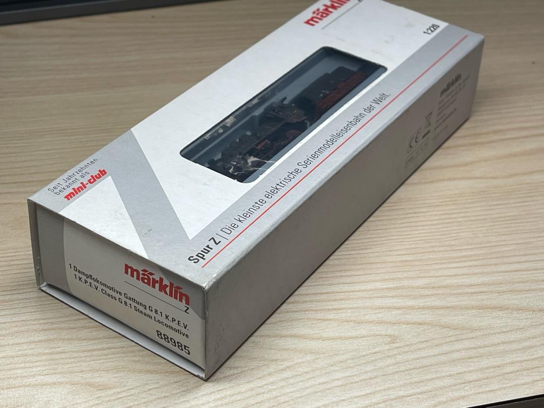 Marklin Gauge Z - 88985 Class G 8.1 Steam Locomotive, 興趣及遊戲, 玩具 & 遊戲類 ...