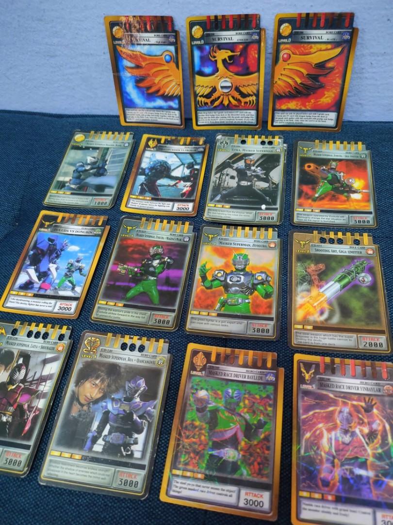 Masked Rider Ryuki Card Game, Hobbies & Toys, Collectibles ...