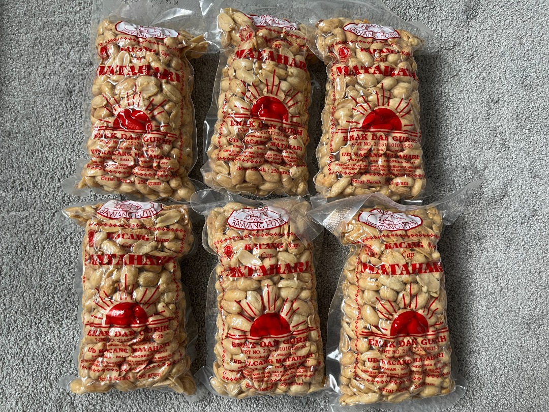 MATAHARI Peanuts Bali Kacang Bawang Garlic 6PACKs, Food & Drinks, Local ...