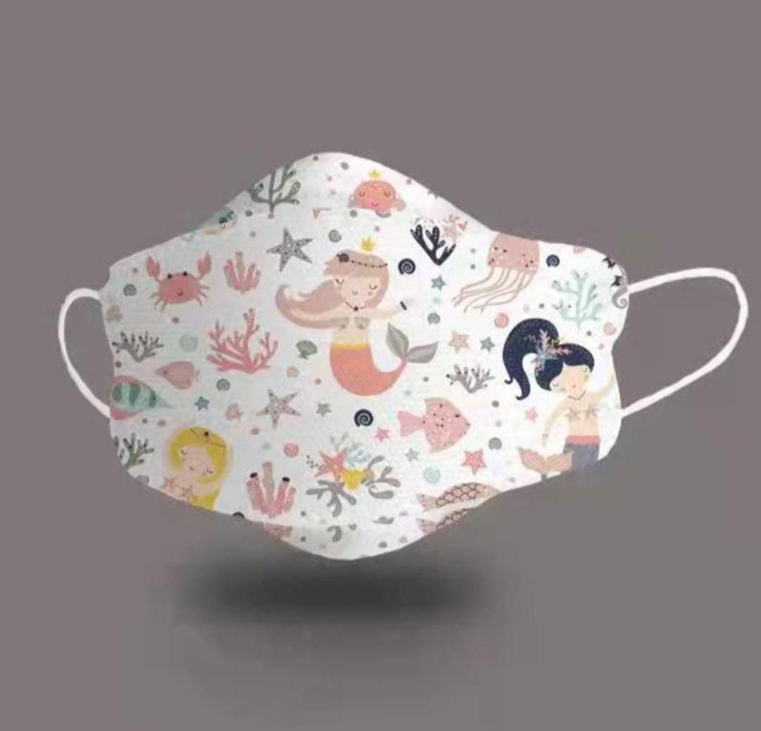 Mermaid 3D KF94 Masks, Babies & Kids, Babies & Kids Fashion on Carousell