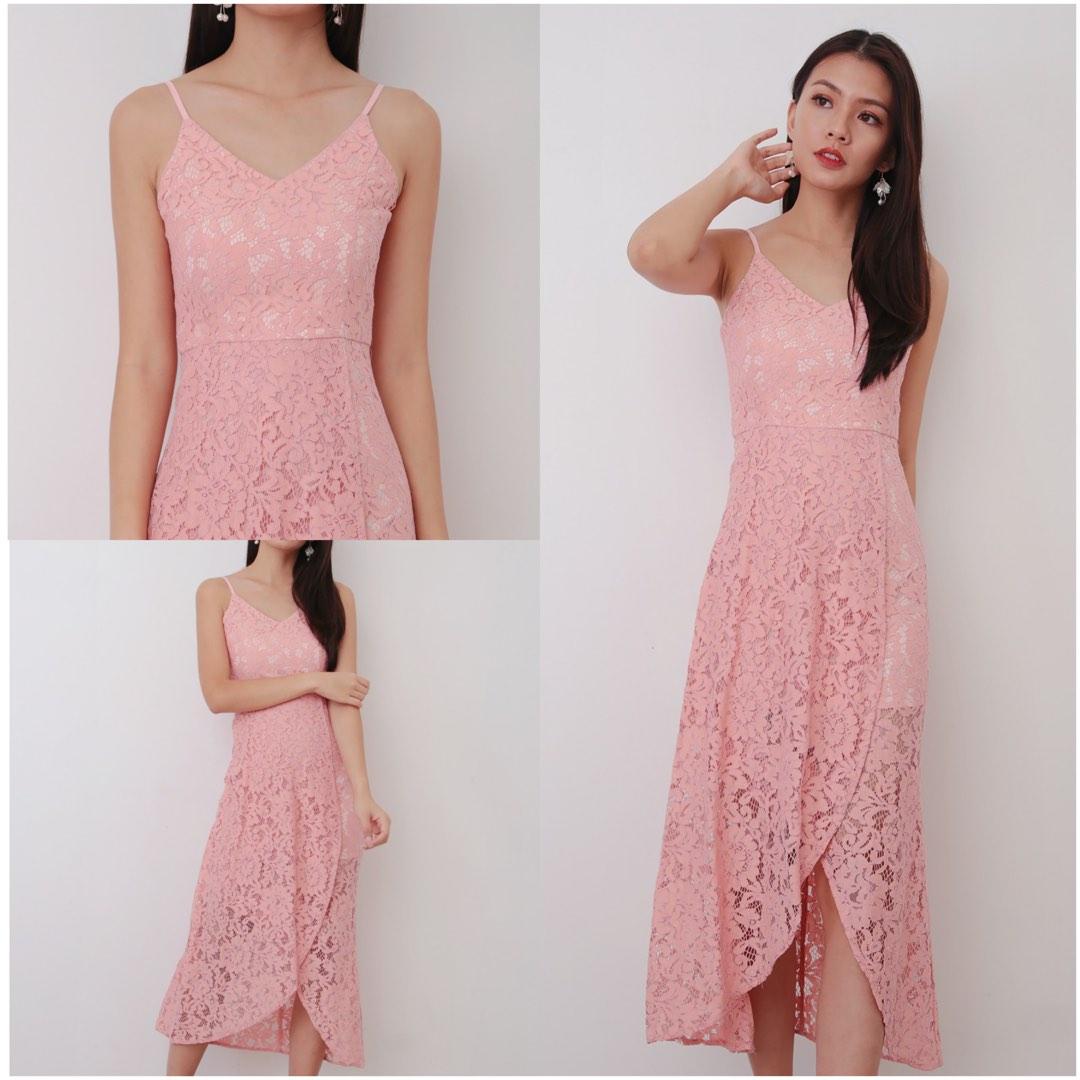 MGP Label Lace Midi Dress, Women's Fashion, Dresses & Sets, Dresses on ...