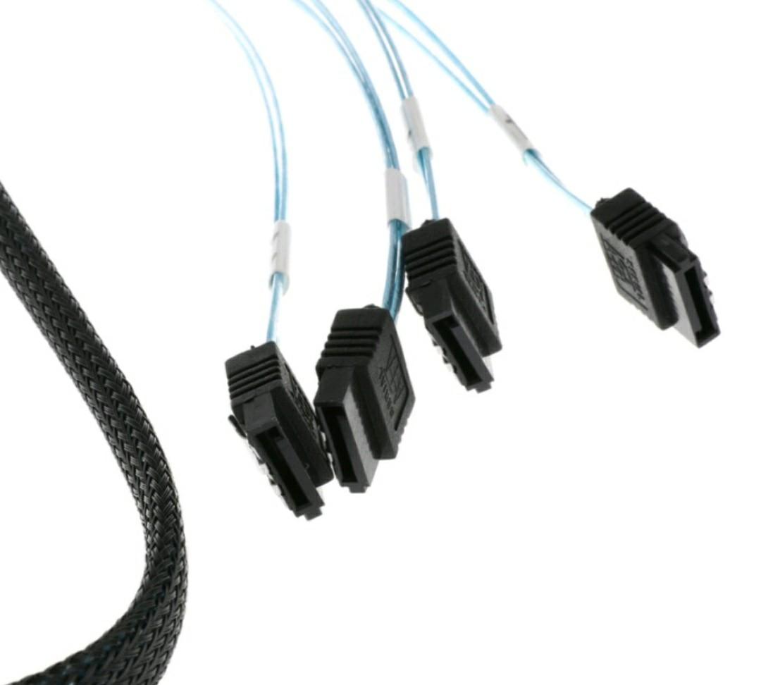 Mini SAS 36P SFF-8087 To 4 SATA Splitter Cable, Computers & Tech, Parts & Accessories, Cables ...