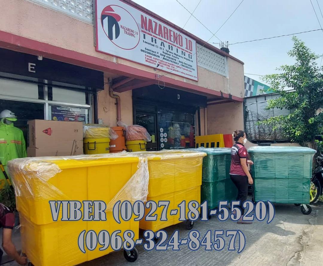 mobile trash bin 1350 liters, Furniture & Home Living, Cleaning ...