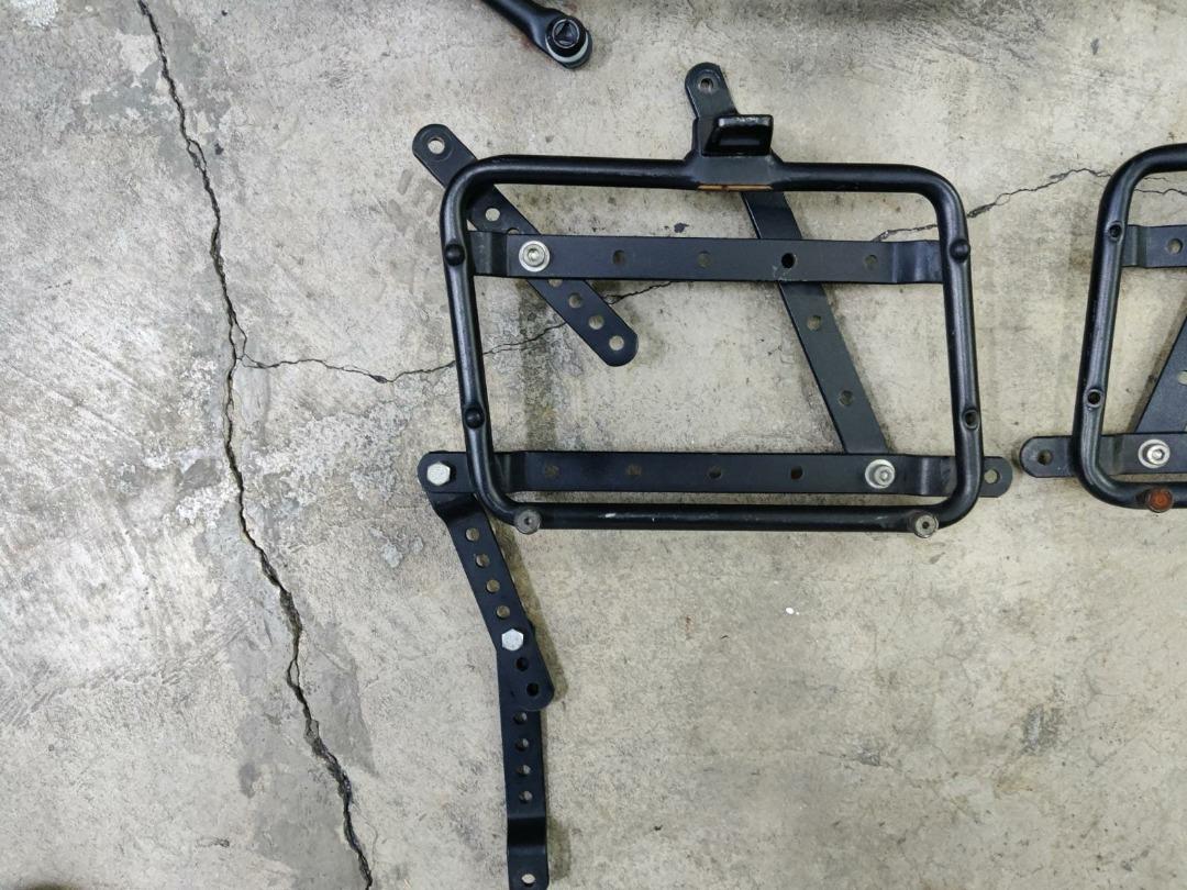 Motorcycle Universal Side Luggage Rack, Motorcycles, Motorcycle ...