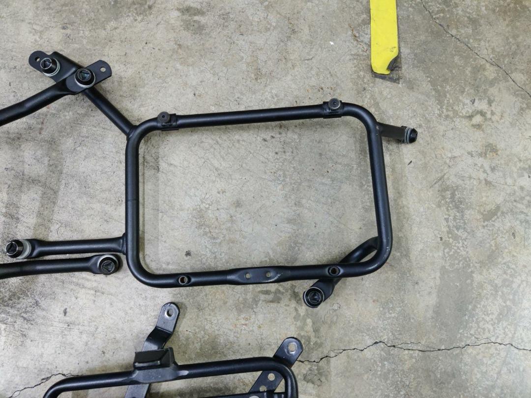 Motorcycle Universal Side Luggage Rack, Motorcycles, Motorcycle ...