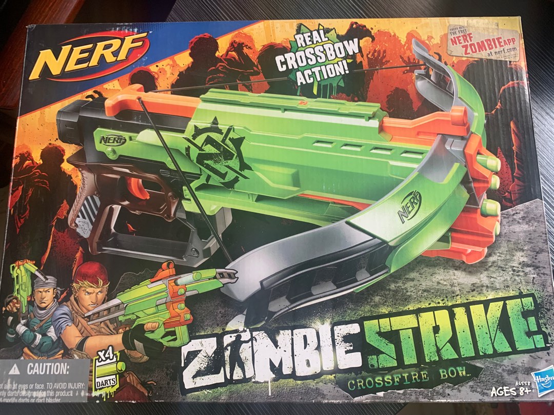 Nerf Zombie Strike Crossfire Bow, Hobbies & Toys, Toys & Games on Carousell