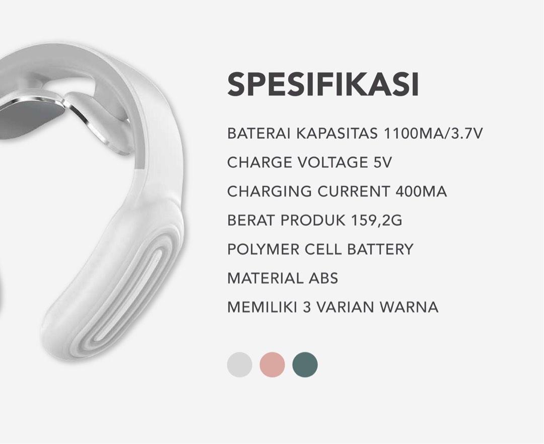 NEW Pijat Leher Neck Massager Electric Remote Smart Alat Portable Tosca ...