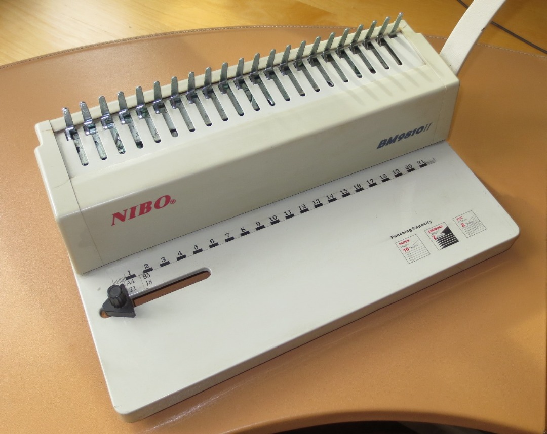 NIBO Punching & Binding Machine, Computers & Tech, Office & Business ...