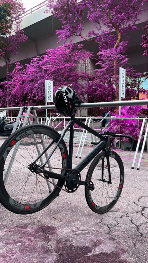 Nich Atem 50mm Carbon Wheelset(FIXED), Sports Equipment, Bicycles ...