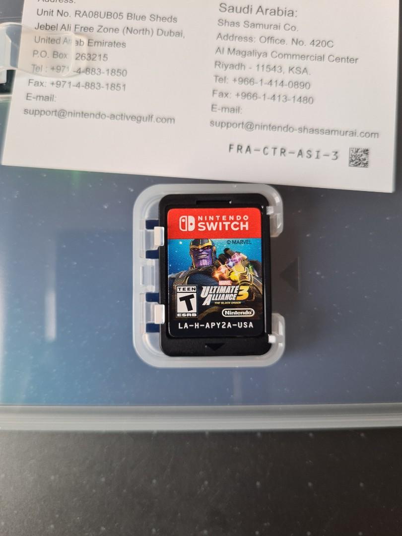 Nintendo Switch Marvel Ultimate Alliance 3: The Black Order, Video ...