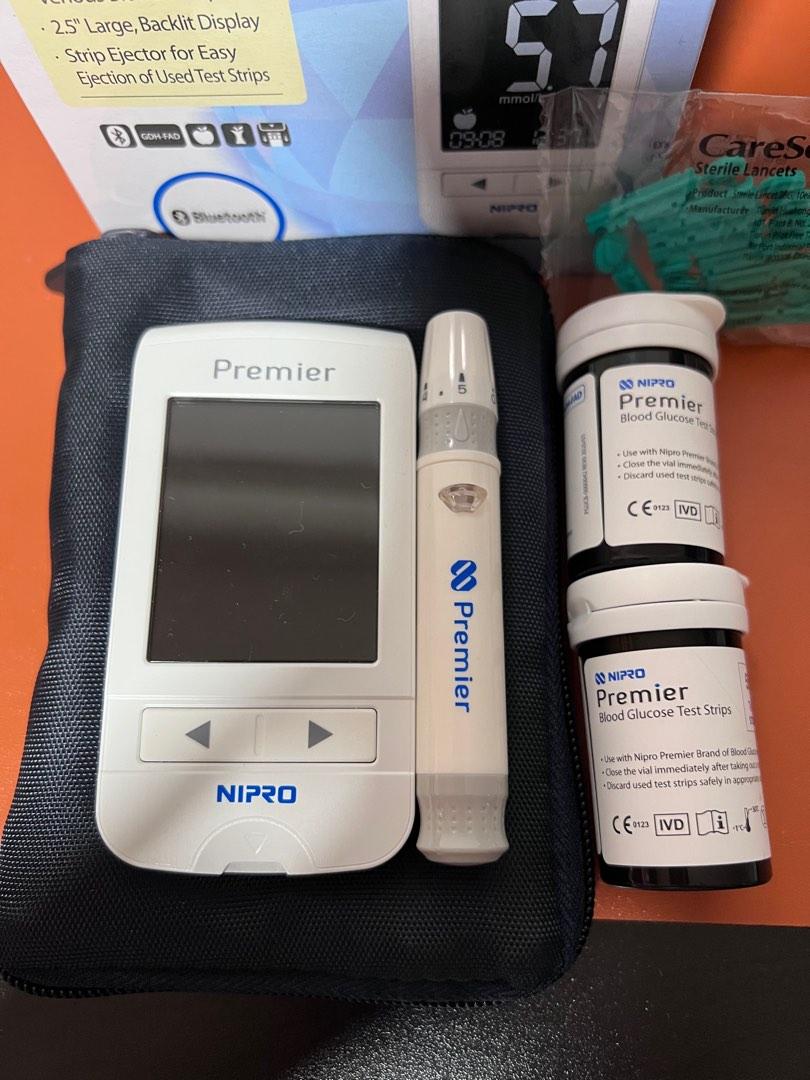 NIPRO Premier Blood Glucose Monitoring System, Health & Nutrition ...