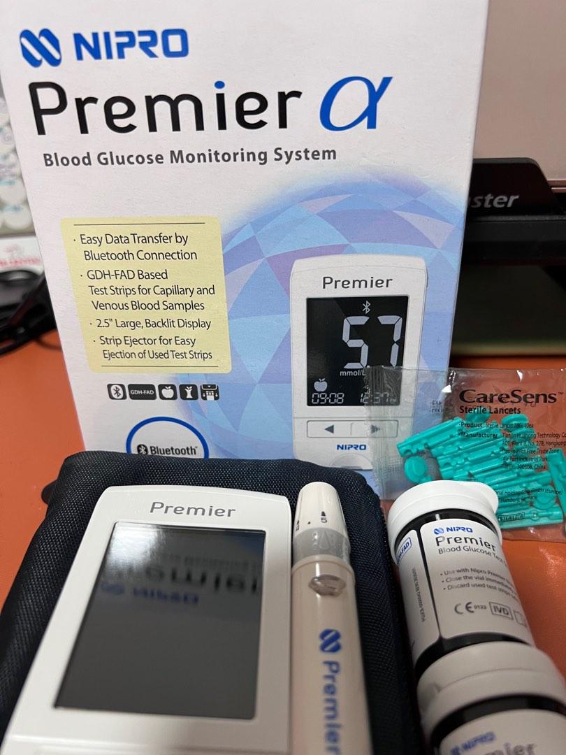 NIPRO Premier Blood Glucose Monitoring System, Health & Nutrition ...