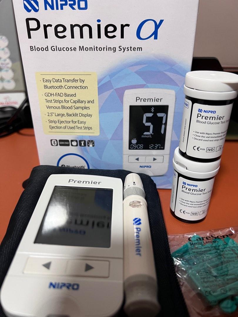 NIPRO Premier Blood Glucose Monitoring System, Health & Nutrition ...