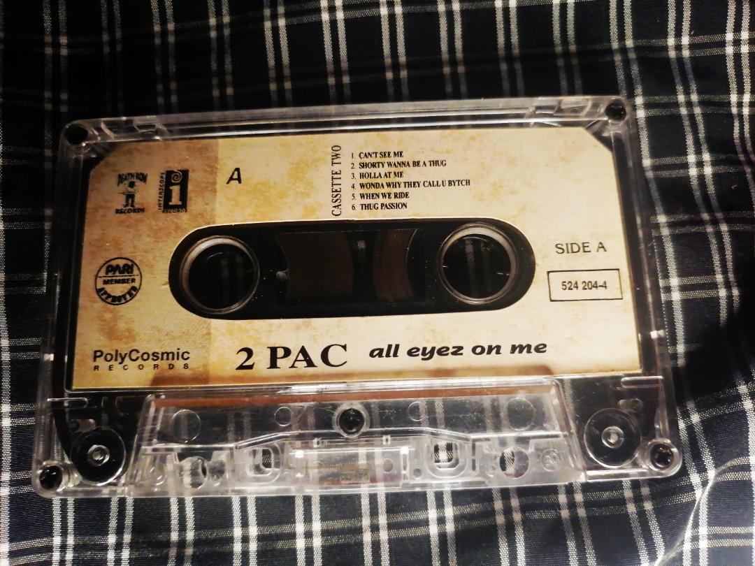 No Inlay: 2 Pac All Eyez on Me Cassette Tape Original Cassette Tapes ...