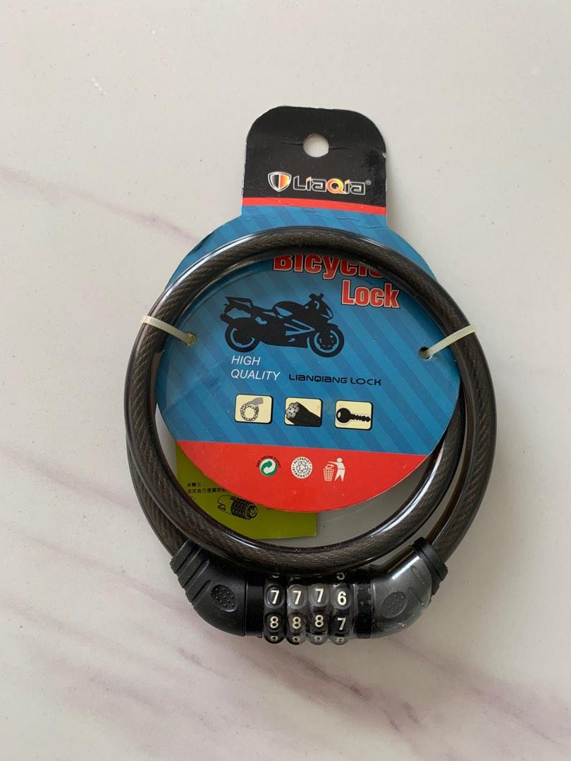 Number bicycle lock , keyless, Sports Equipment, Bicycles & Parts ...