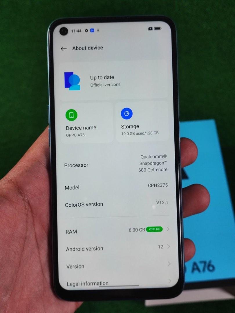 OPPO A76 FULLSET, Mobile Phones & Gadgets, Mobile Phones, Android ...