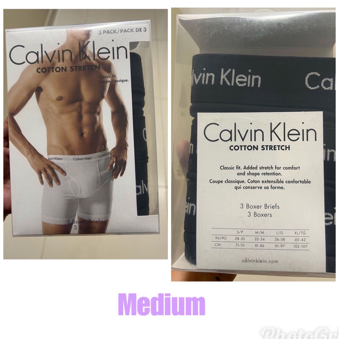 Original CK Boxer Medium, Men's Fashion, Bottoms, Underwear on Carousell