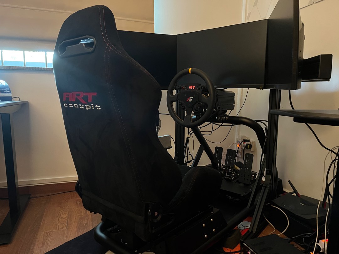 Plug and play sim racing rig, Hobbies & Toys, Toys & Games on Carousell