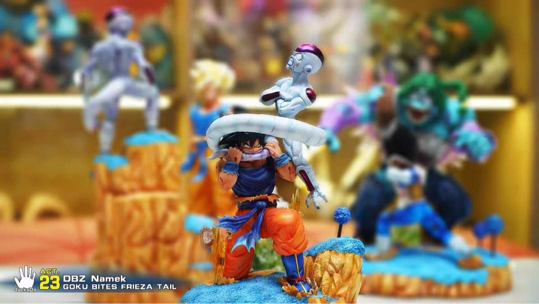[PO] DragonBall|Goku Biting Frieza Tail, Hobbies & Toys, Toys & Games ...