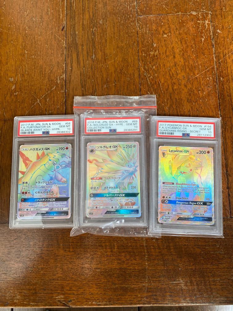 Pokemon PSA 10 graded cards, Hobbies & Toys, Toys & Games on Carousell