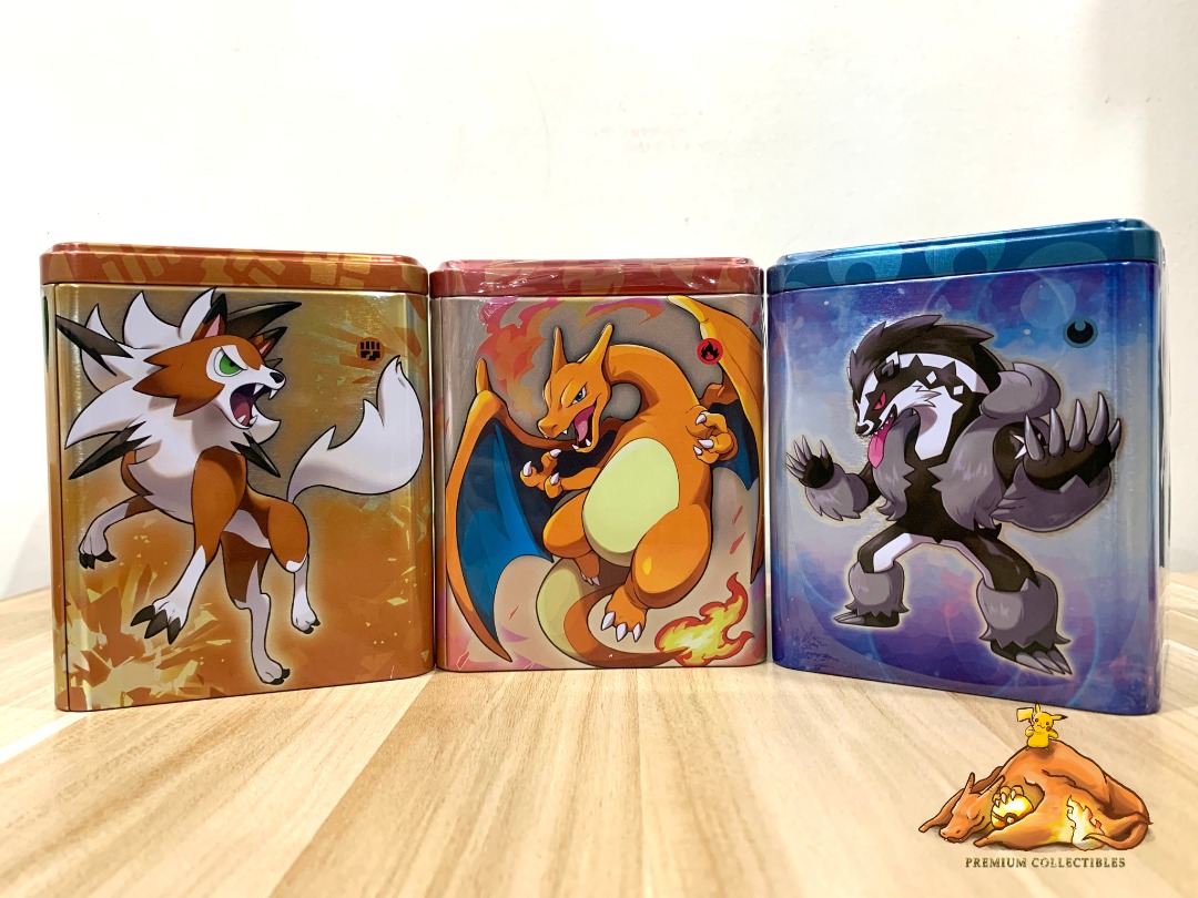 Pokemon TCG Stacking Tin Charizard [Fight/Fire/Dark], Hobbies & Toys ...