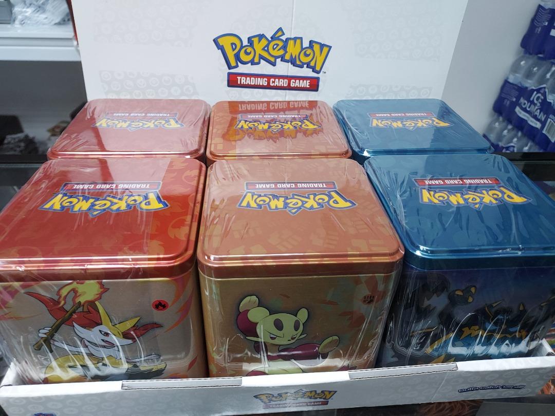 Pokemon TCG Stacking Tin [Fighting/Fire/Darkness], Hobbies & Toys, Toys ...