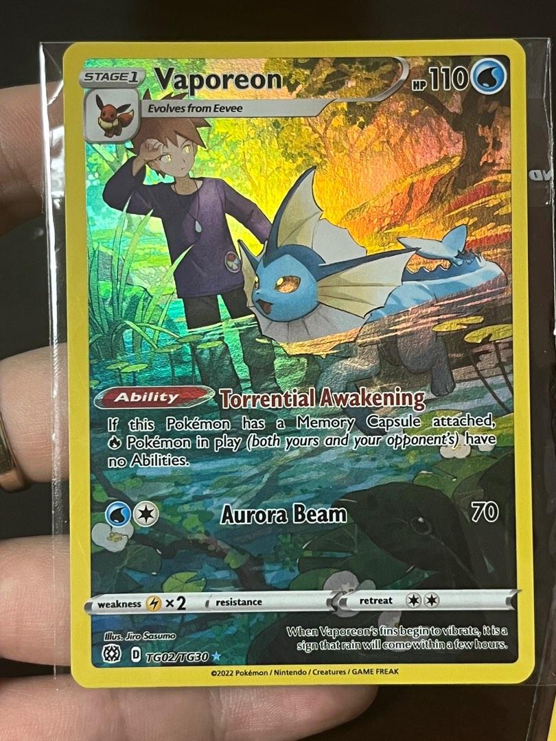 Pokémon Brilliant Stars Lost Origin Trainer Gallery Flareon, Vaporeon, Eevee Trainer Gallery ...