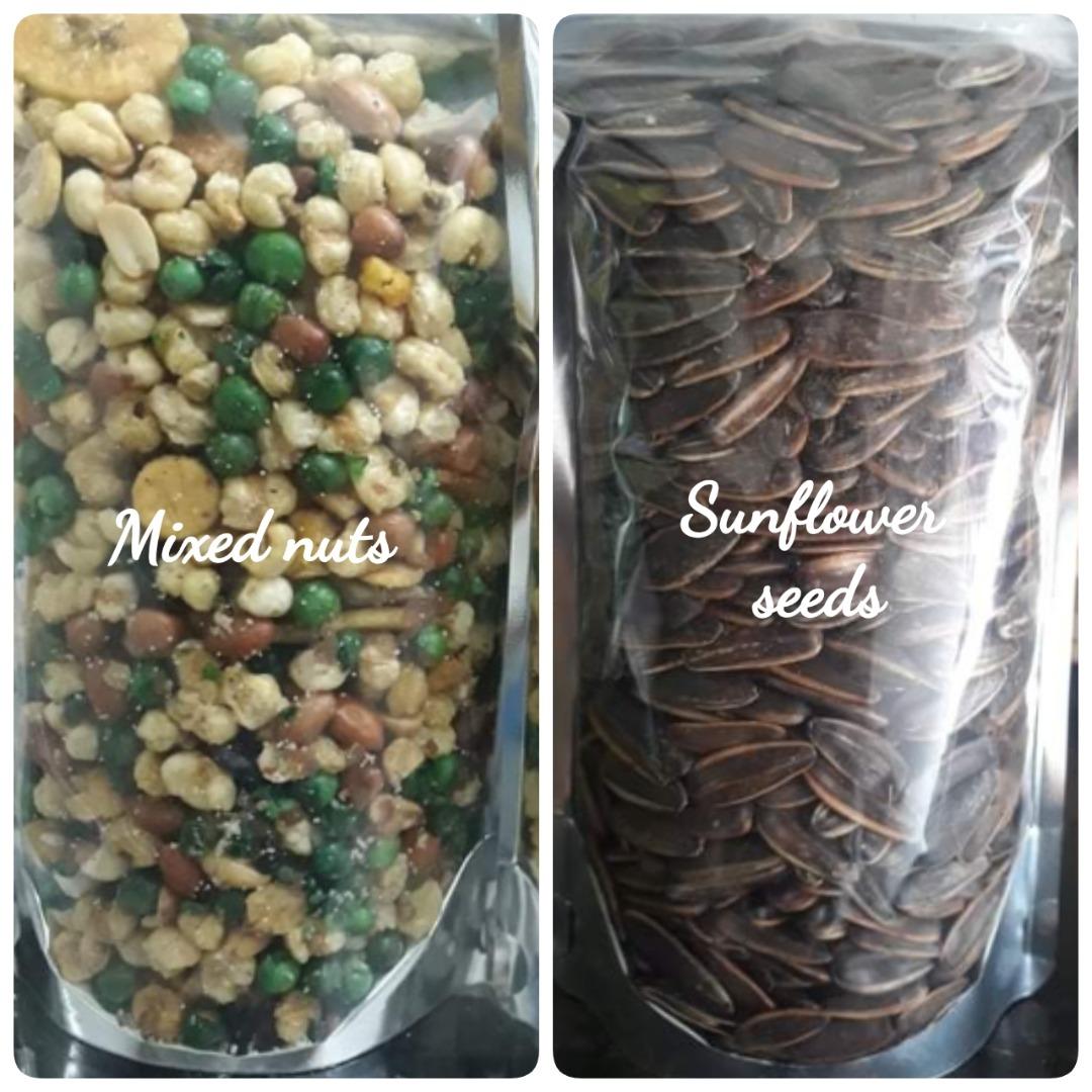 POP BEANS, MIXED NUTS, CORN POP, SUNFLOWER SEEDS, CORNICK, PEANUTS ...