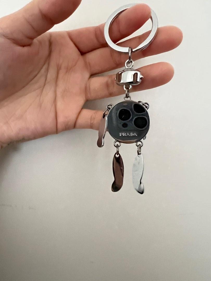 Prada key chain, Women's Fashion, Jewelry & Organisers, Charms on Carousell
