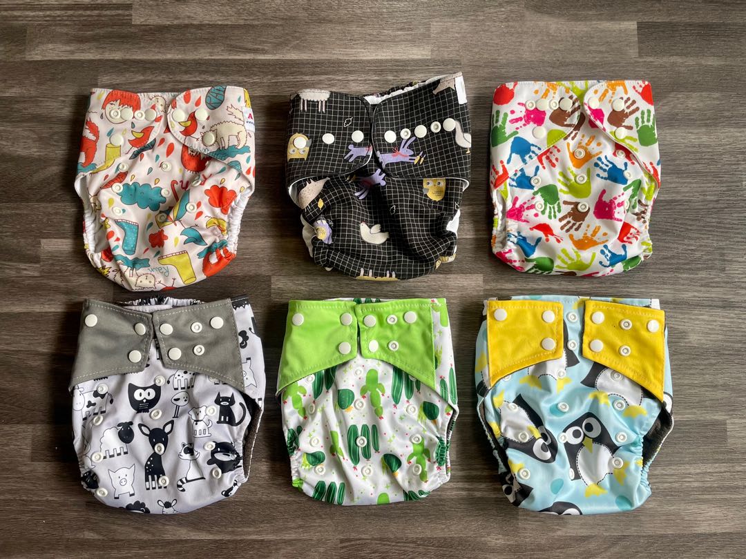 Preloved Cloth Diaper, Babies & Kids, Bathing & Changing, Diapers ...