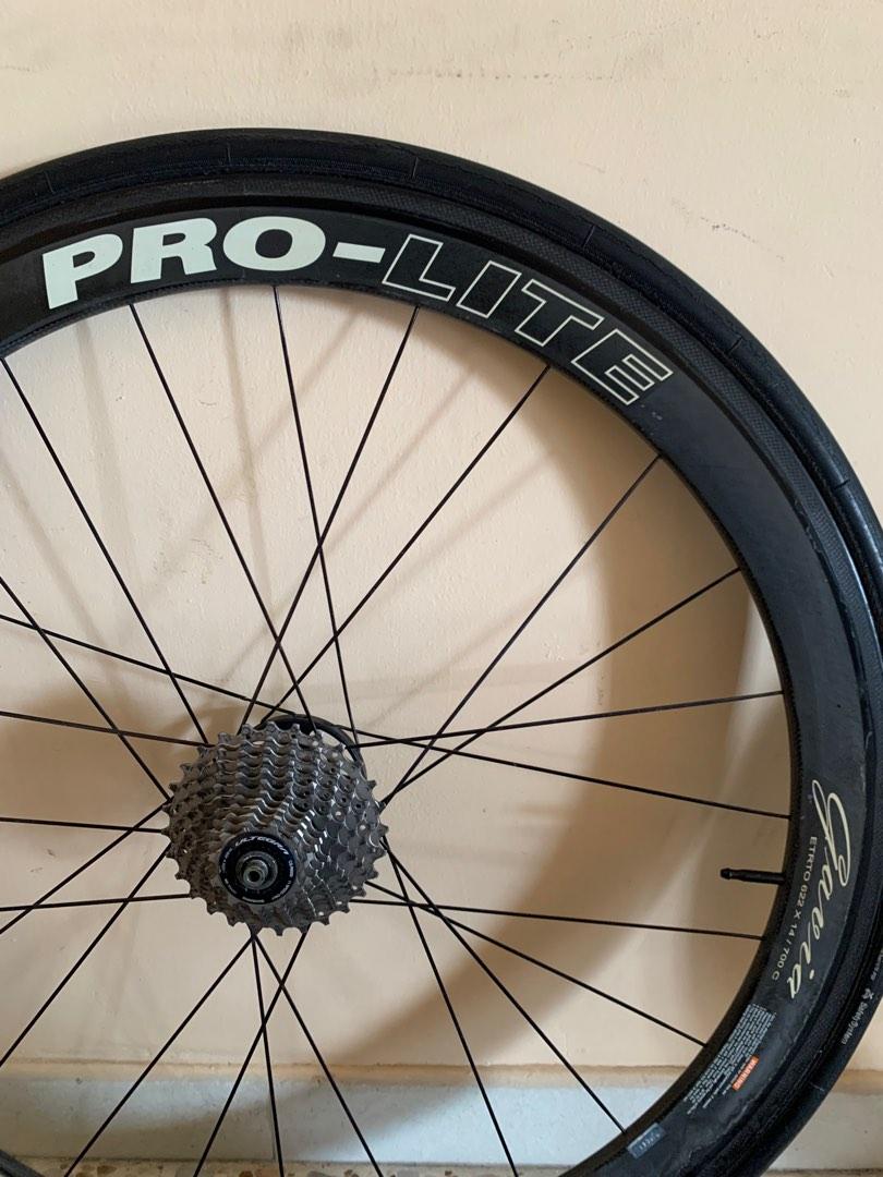 Pro-Lite Gavia Road Bike Carbon wheelset, Sports Equipment, Bicycles ...