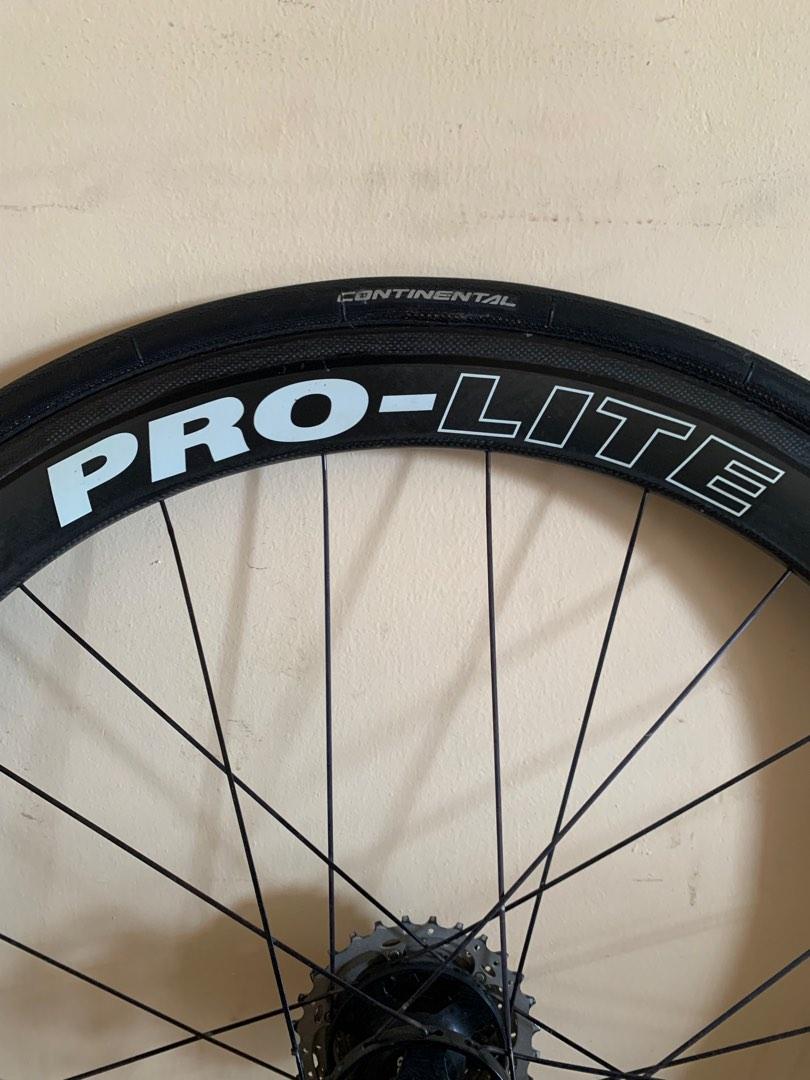 Pro-Lite Gavia Road Bike Carbon wheelset, Sports Equipment, Bicycles ...