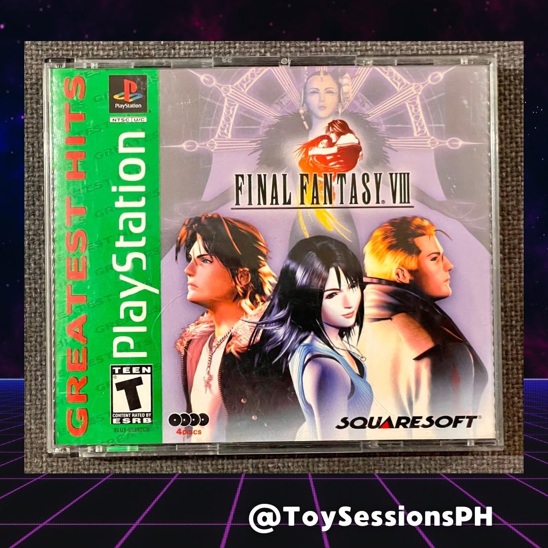 PS1 Game - Final Fantasy VIII, Video Gaming, Video Games, PlayStation ...
