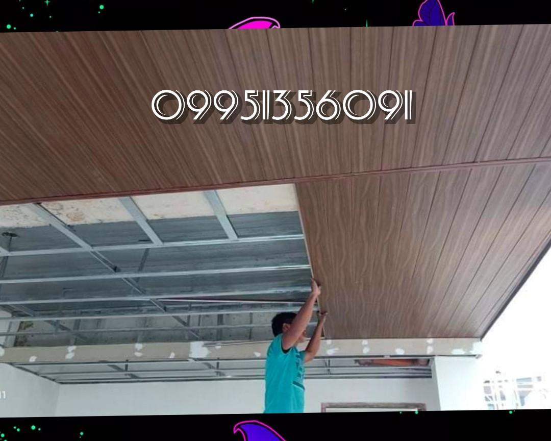 PVC CEILING Kisame Spandrel Wallcladdings Hardieflex Plasterboard PVC ...