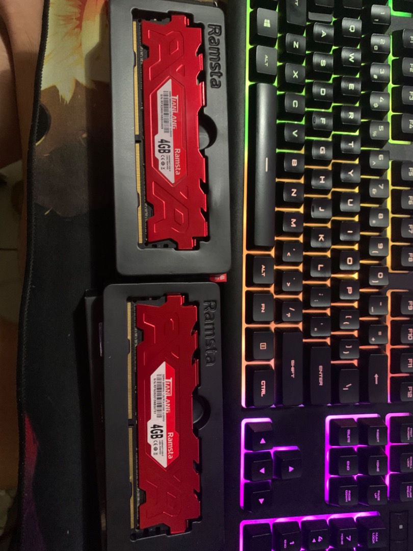 DDR4 Ramsta 2666mhz 4gb 2x (Broken), Computers & Tech, Parts ...