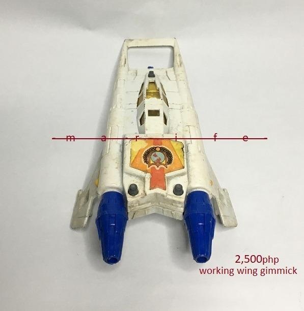 RARE corgi buck rogers starfighter diecast part jet VT not gijoe lesney ...