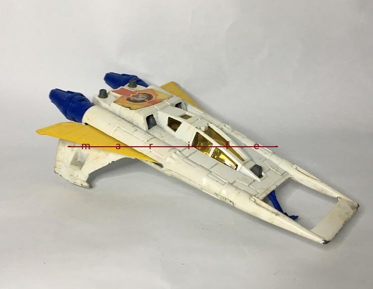 RARE corgi buck rogers starfighter diecast part jet VT not gijoe lesney ...