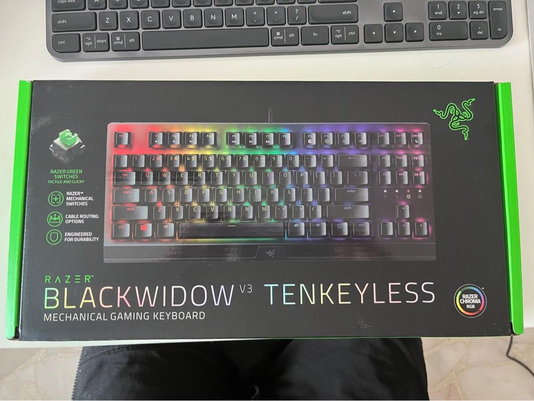 Razer Blackwidow v3 tenkeyless, Computers & Tech, Parts & Accessories ...
