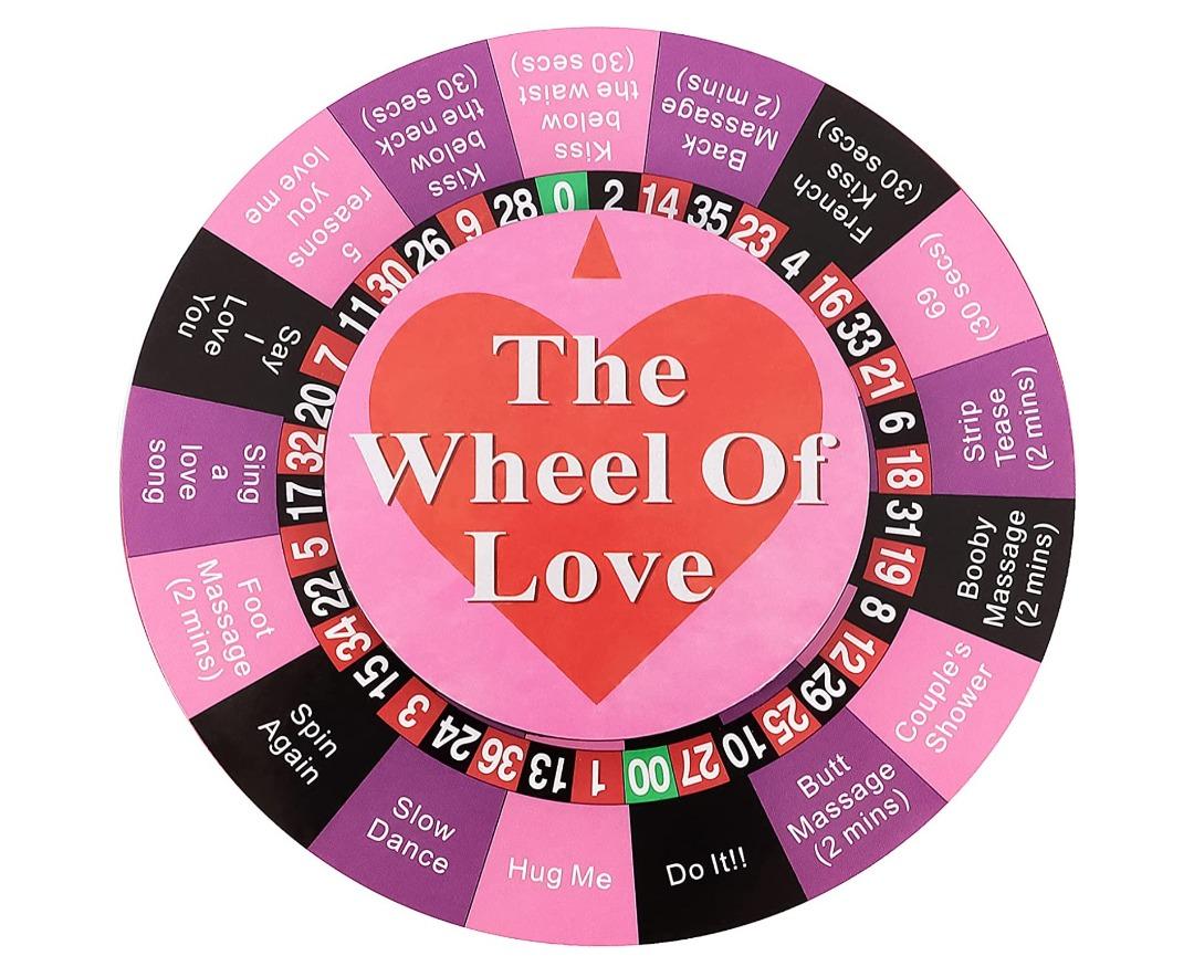 REAMTOP Intimacy Wheel Of Love Spinning Wheel (H037), Hobbies & Toys ...