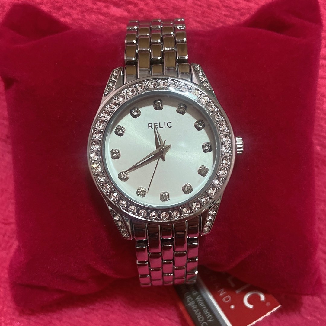 Relic by Fossil Silver Watch, Women's Fashion, Watches & Accessories ...