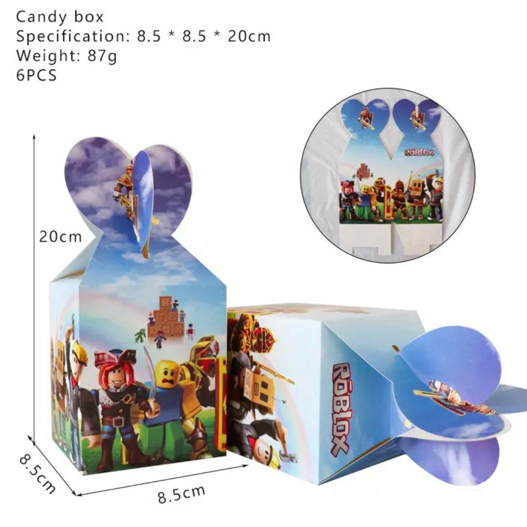 Roblox party supplies- party deco, Hobbies & Toys, Stationery & Craft ...
