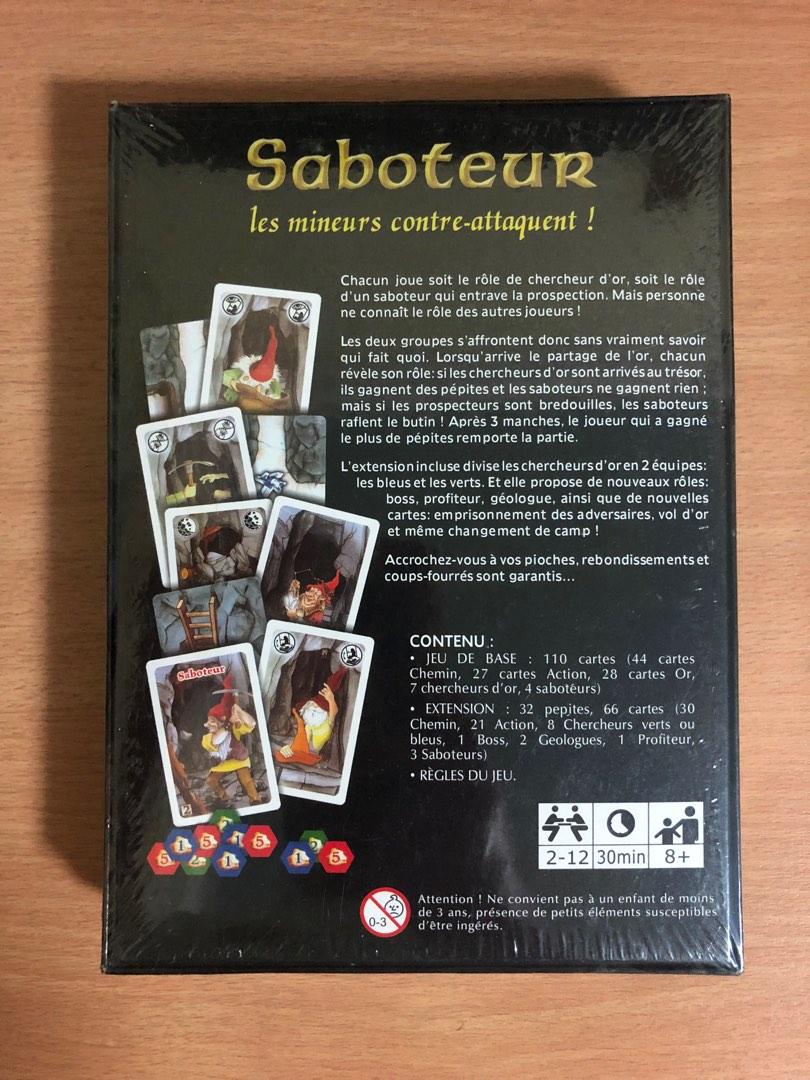 Saboteur Board Game, Hobbies & Toys, Toys & Games on Carousell