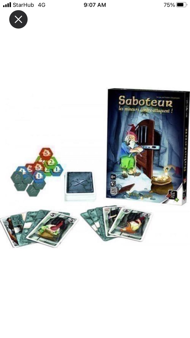 Saboteur Board Game, Hobbies & Toys, Toys & Games on Carousell