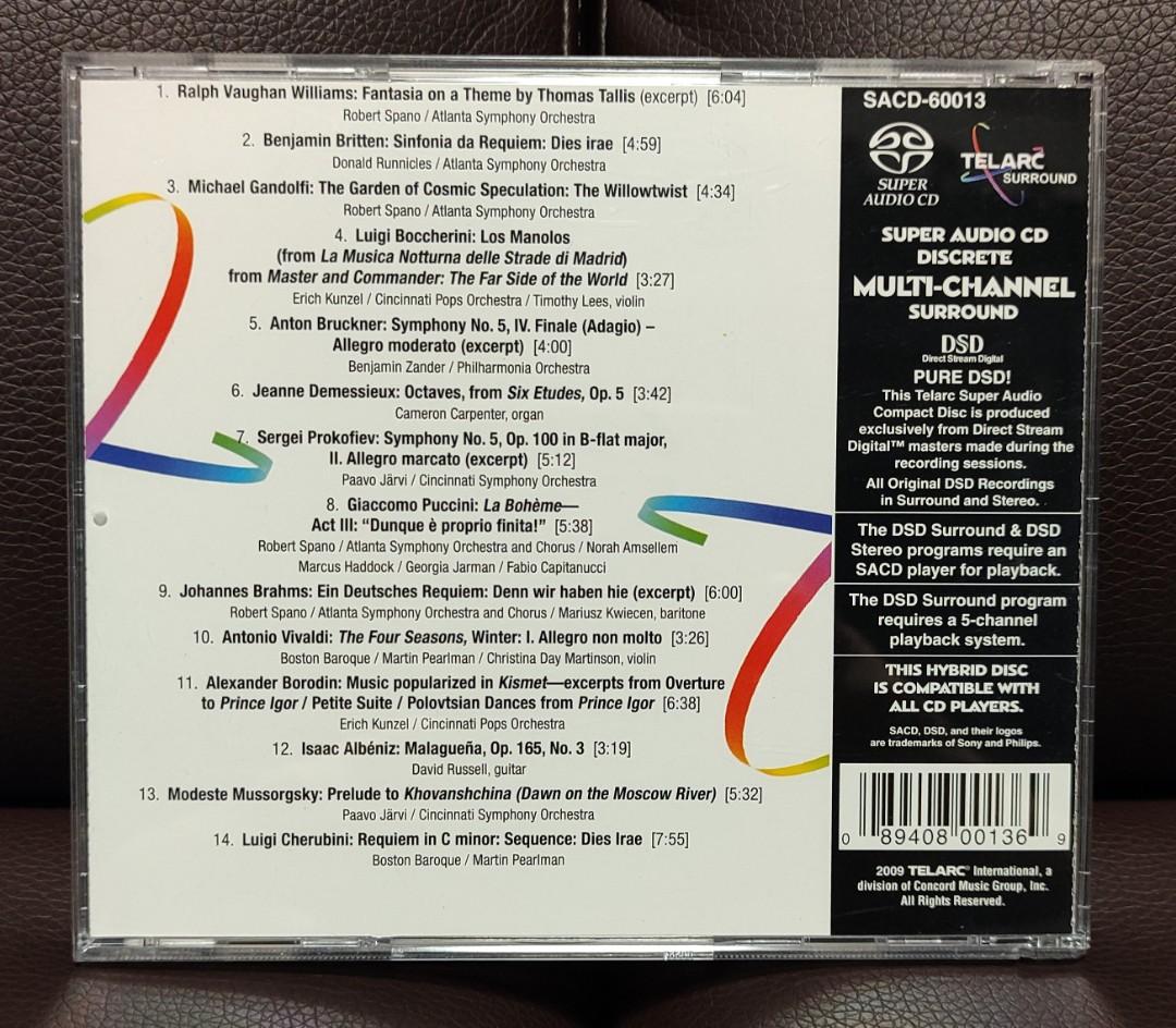 SACD Telarc Classical Sampler 6 Hybrid SACD Multi Channel Surround DSD Stereo, Hobbies & Toys ...