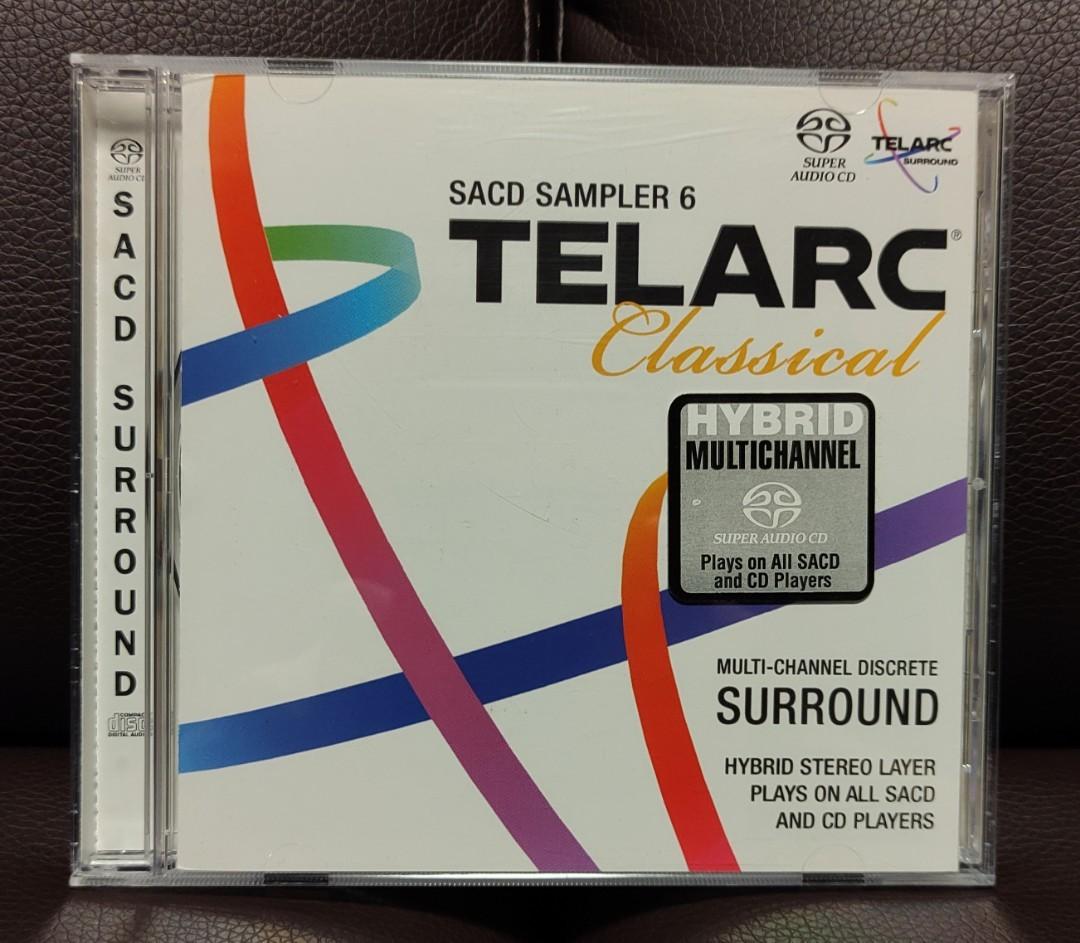 SACD Telarc Classical Sampler 6 Hybrid SACD Multi Channel Surround DSD ...