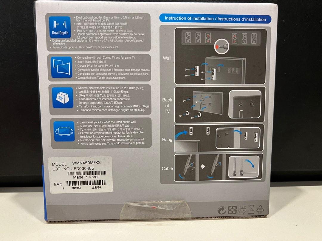 Samsung Mini Wall-Mount Support mural miniature, TV & Home Appliances ...