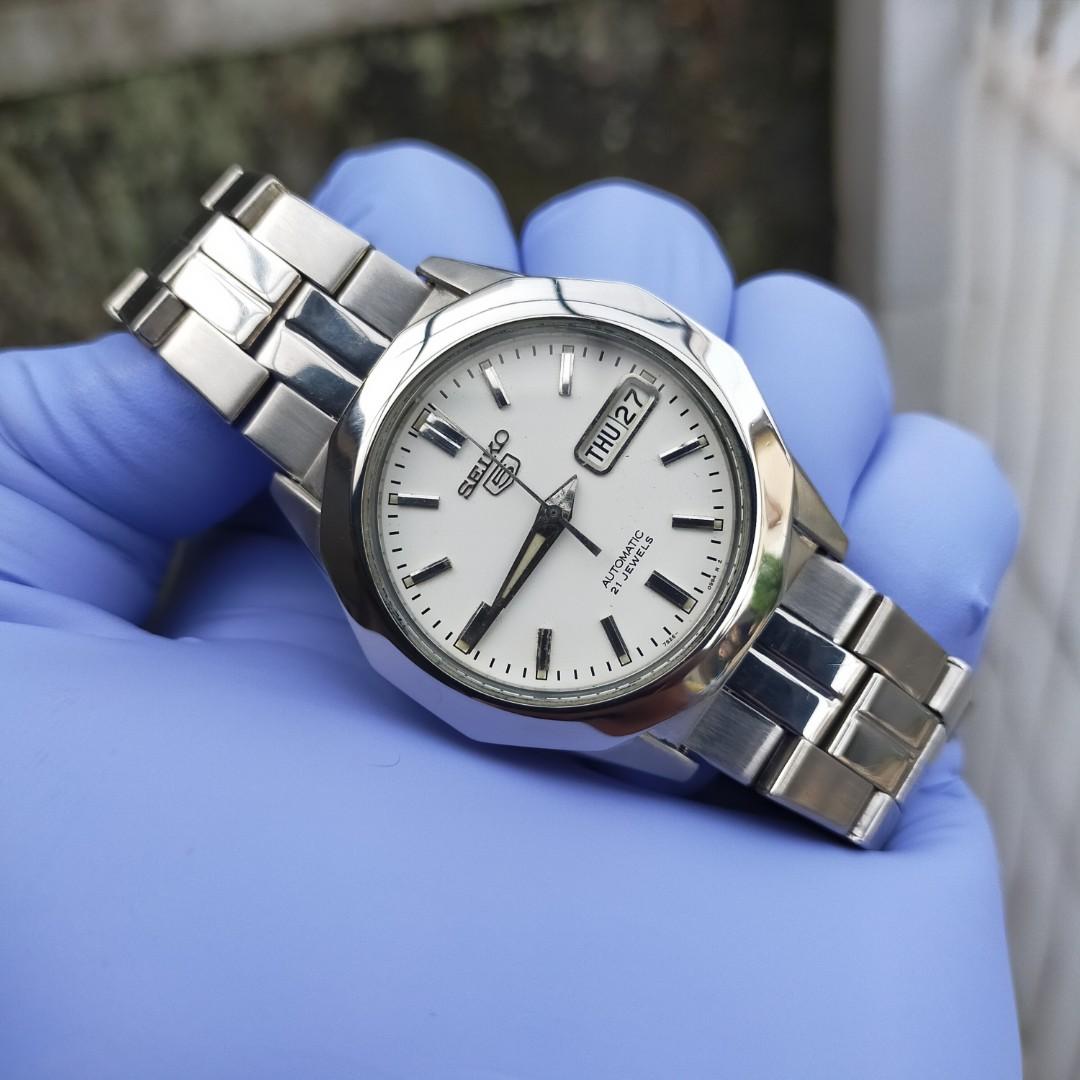 SEIKO 5 AUTOMATIC HEXAGONAL, Fesyen Pria, Jam Tangan di Carousell
